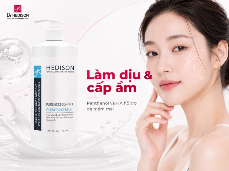 Sữa Rửa Mặt Tẩy Trang Dr.HEDISON Pureness Control Cleansing Milk ...